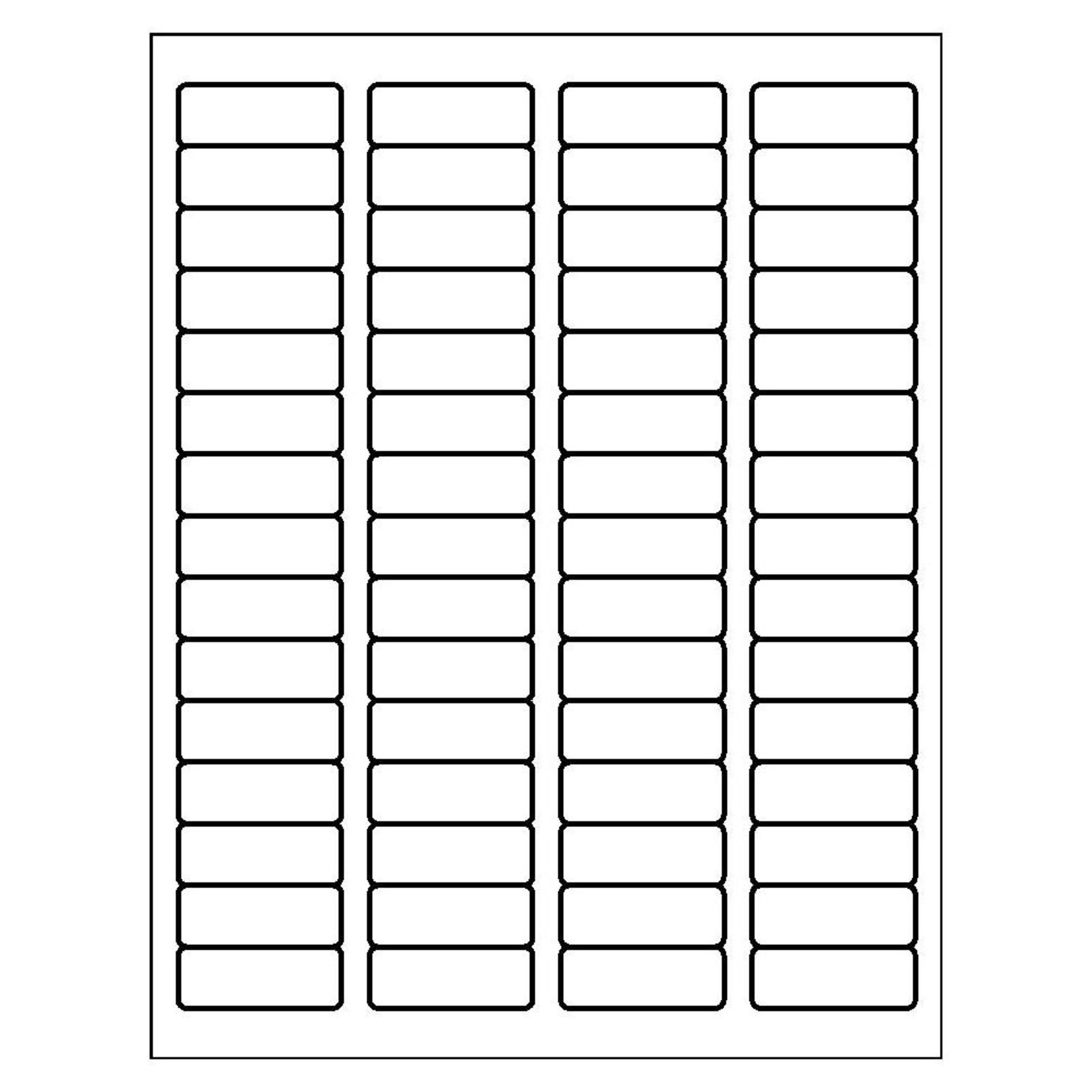 Template for Avery 6520 Glossy Clear Address Labels | Avery.com