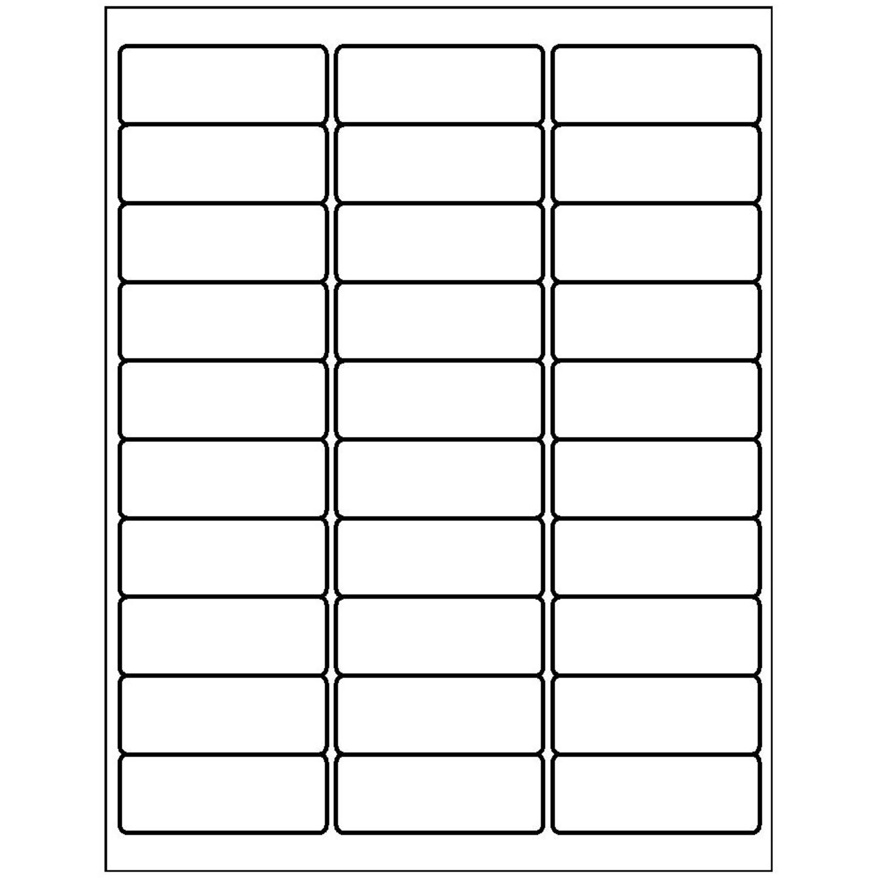 Template for Avery 6526 Glossy White Address Labels | Avery.com