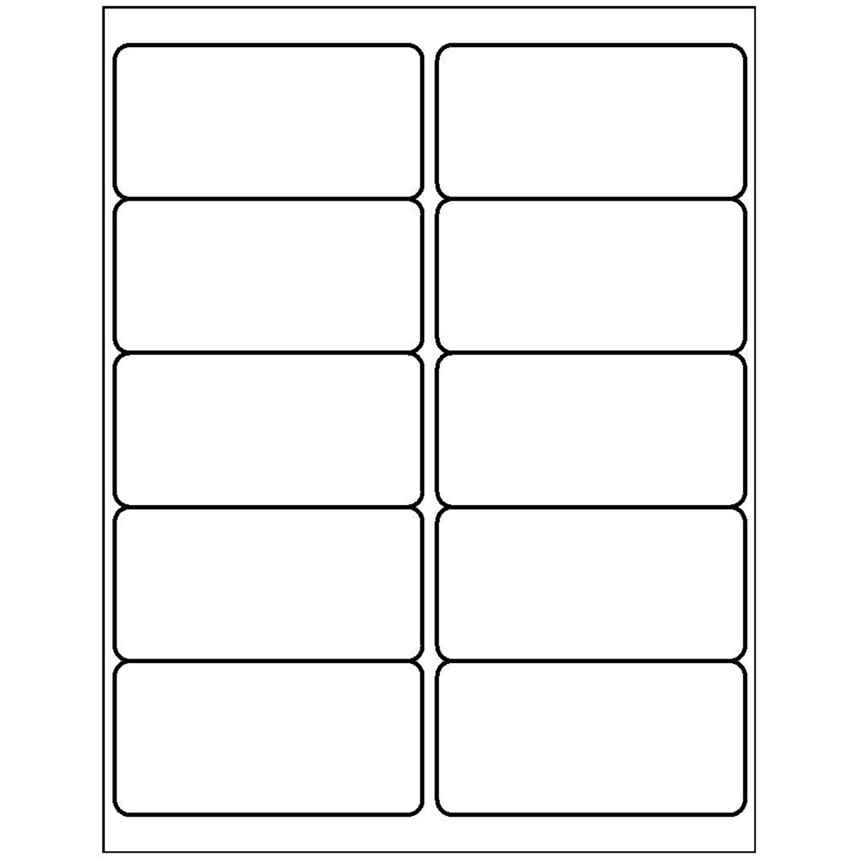 Template for Avery 6527 Shipping Labels 2" x 4" | Avery.com