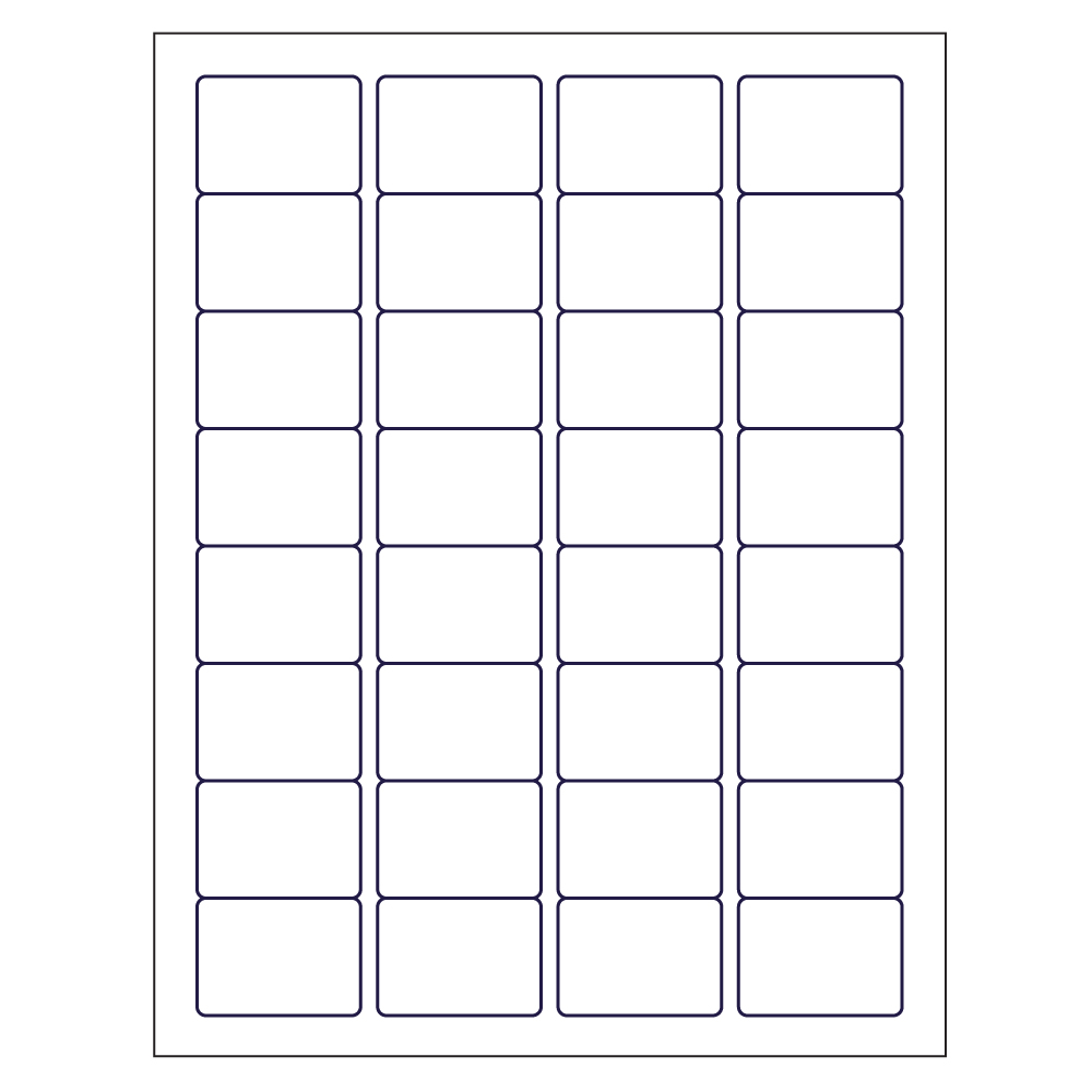 Template for Avery 6576 Durable ID Labels 1-1/4" x 1-3/4" | Avery.com
