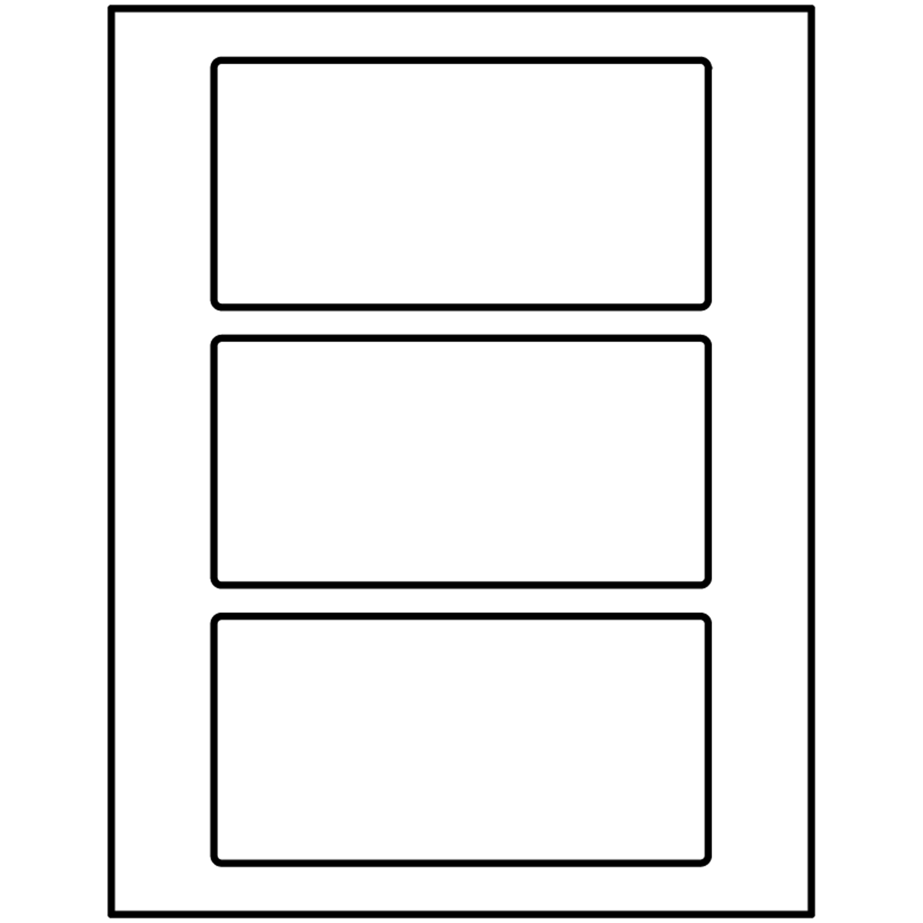 Template for Avery Presta® 94249 Rectangle Labels 3" x 6" | Avery.com