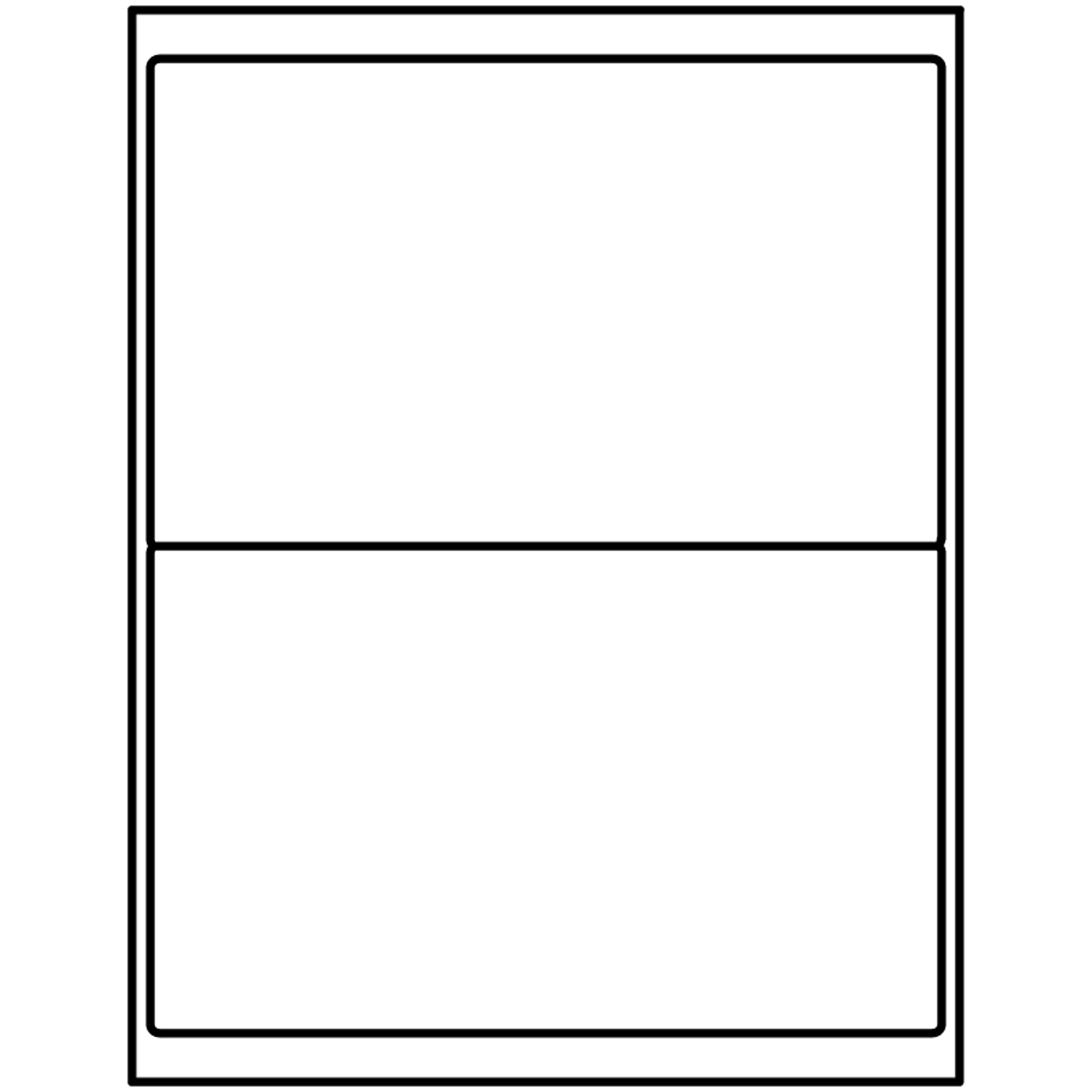 Template for Avery Presta® 94259 Rectangle Labels 5" x 8-1/8" | Avery.com