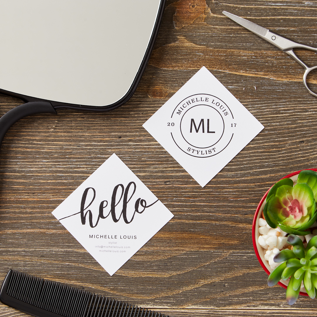 Custom Square Business Cards 2 5 Square Cards Avery