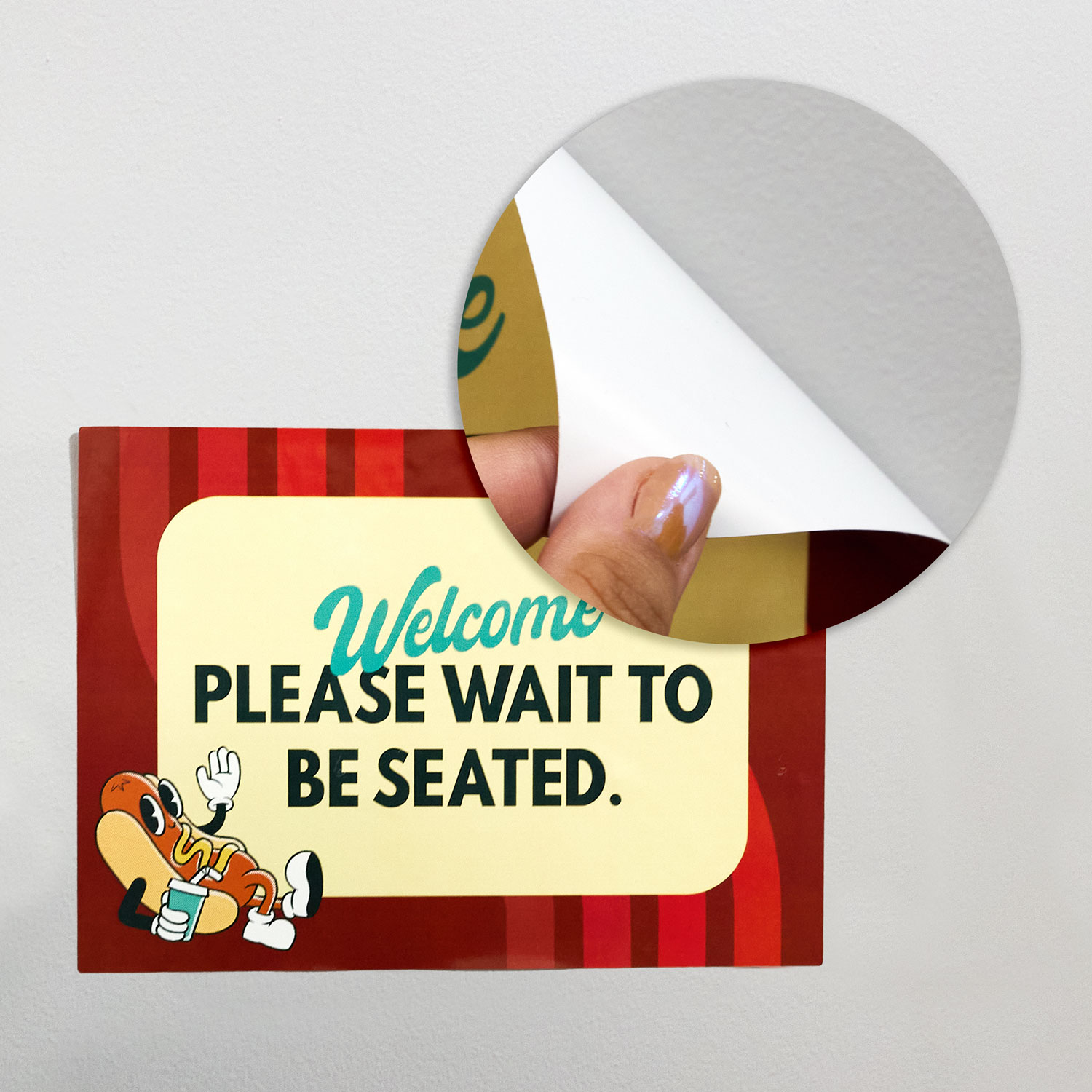 Surface Safe® Custom Signs & Labels - No Damage