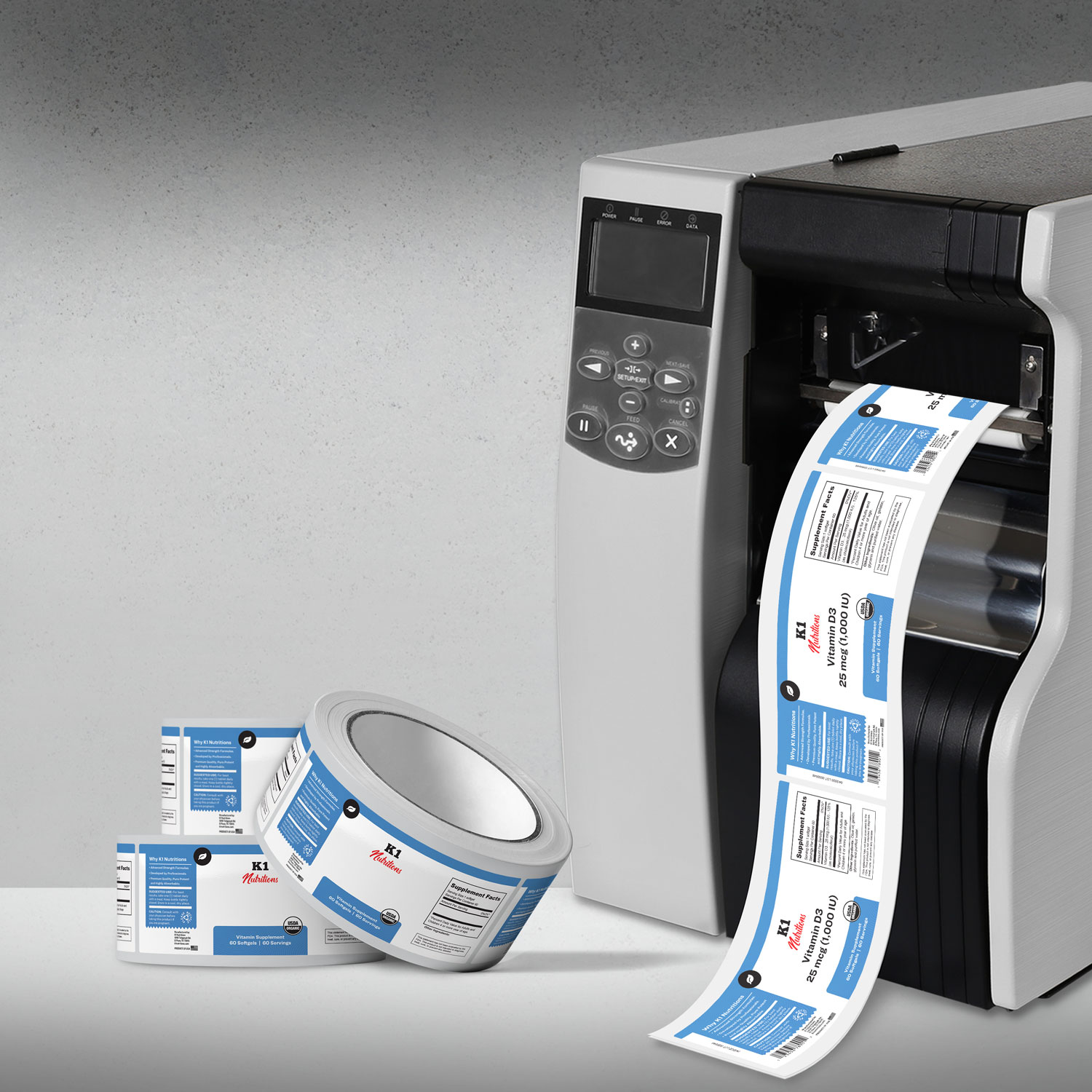 Custom Roll Labels for Thermal Printers - Thermal Transfer