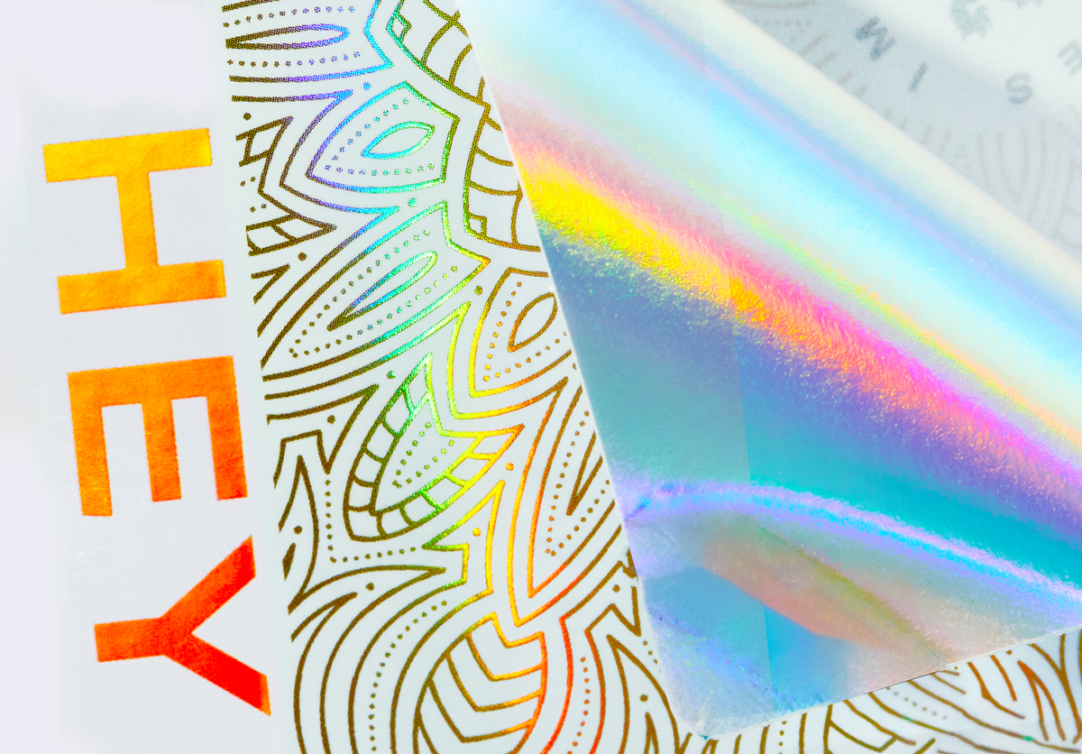 Custom Metallic Foil Holographic Spot Varnish Labels & Stickers | Avery.com
